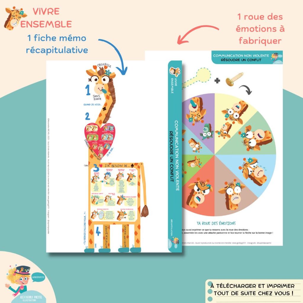 Livret « bien communiquer avec la méthode girafe. » - Alexandra MICHEL