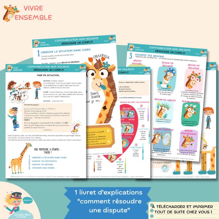 Livret « bien communiquer avec la méthode girafe. » - Alexandra MICHEL