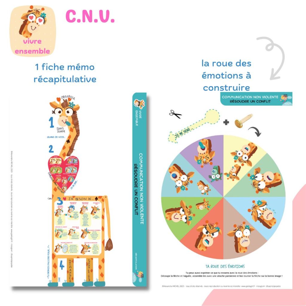 Livret « bien communiquer avec la méthode girafe - CNV. » - Alexandra ...