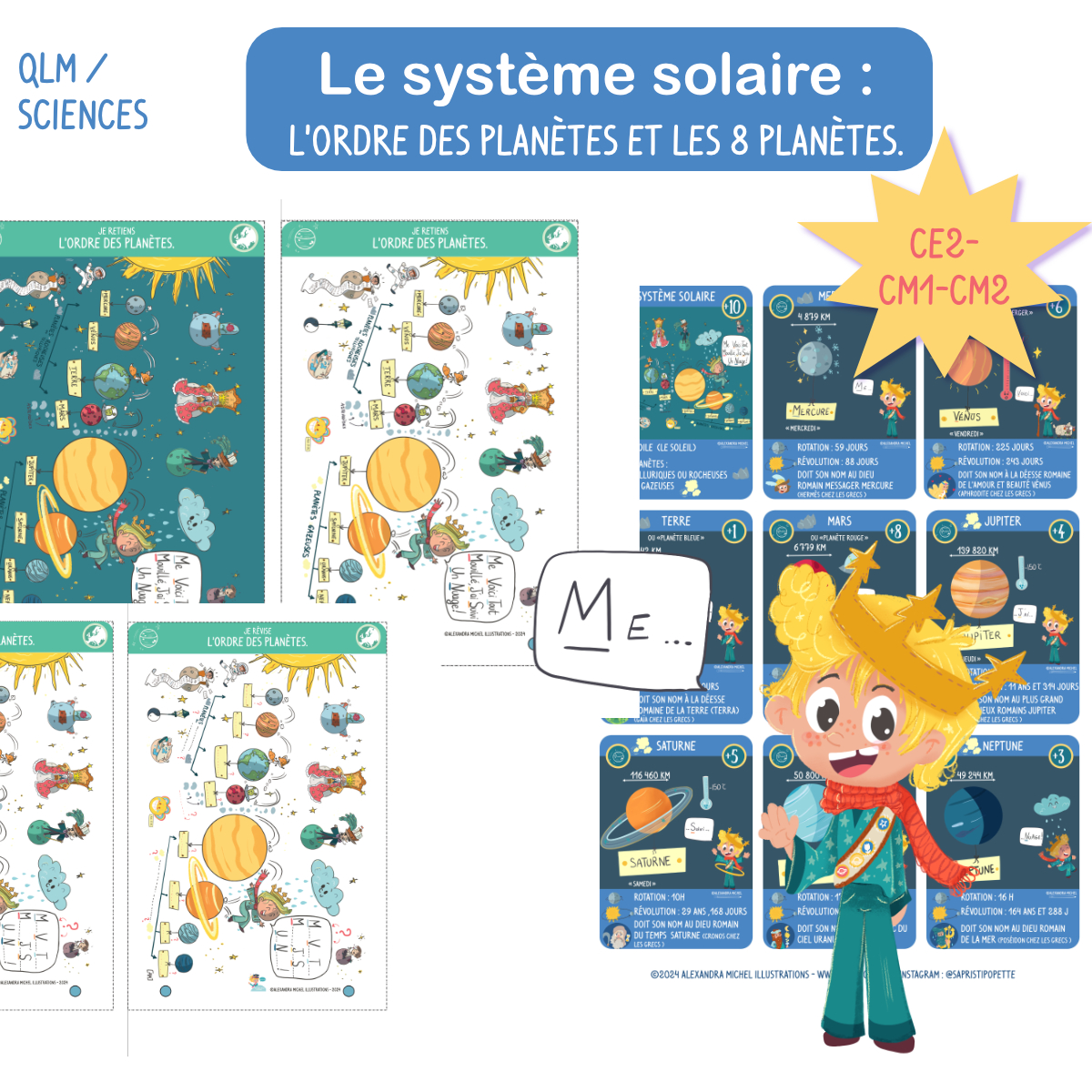 Fiche mentale et cartes à imprimer "le système solaire" (pdf ...